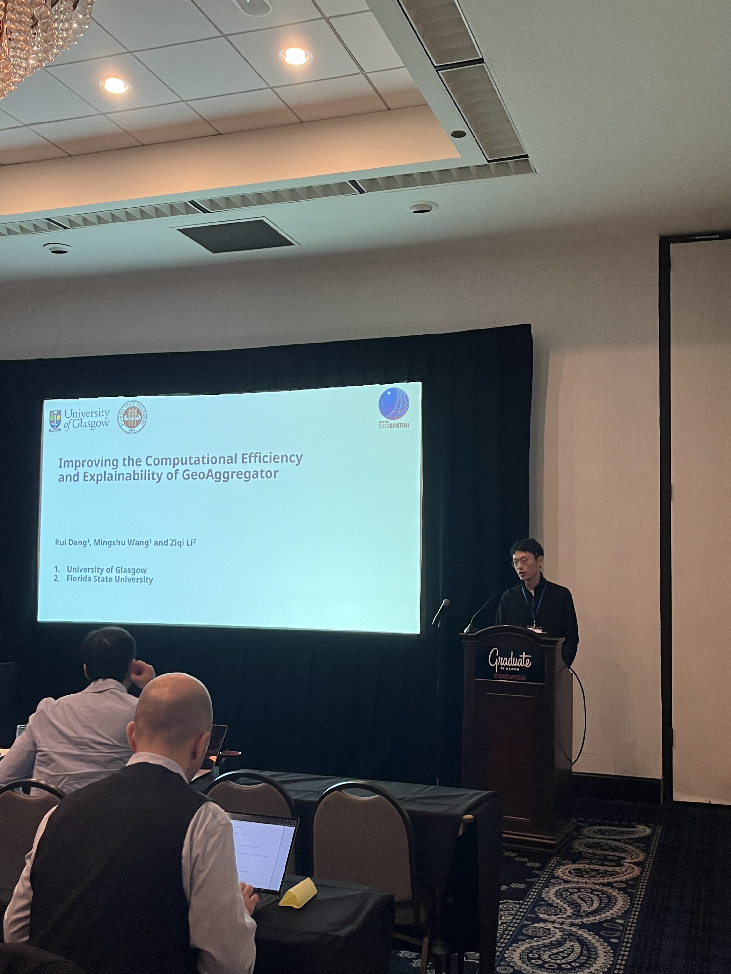 PhD Student Rui Deng Presents at ACM SIGSPATIAL 2025 GeoAI Workshop ...